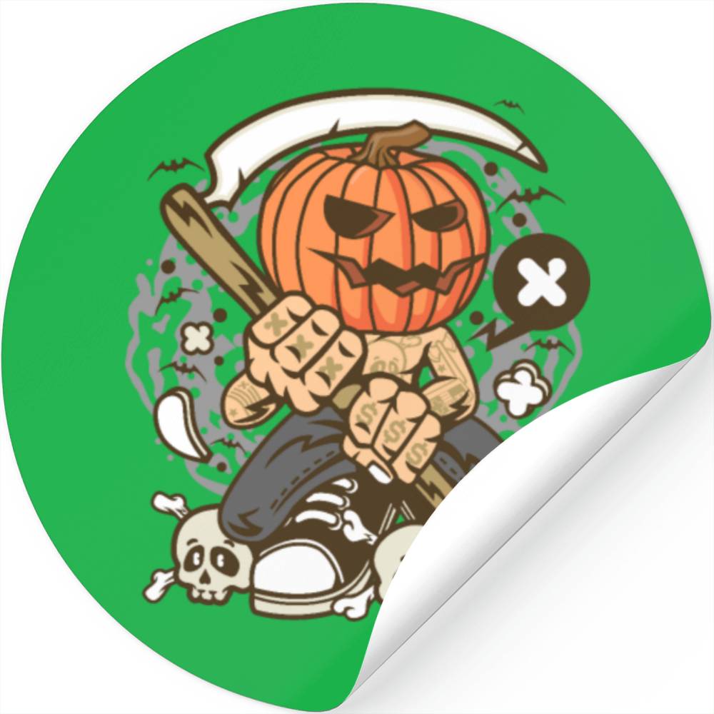 Pumpkins Reaper For Animated Characters Comics And