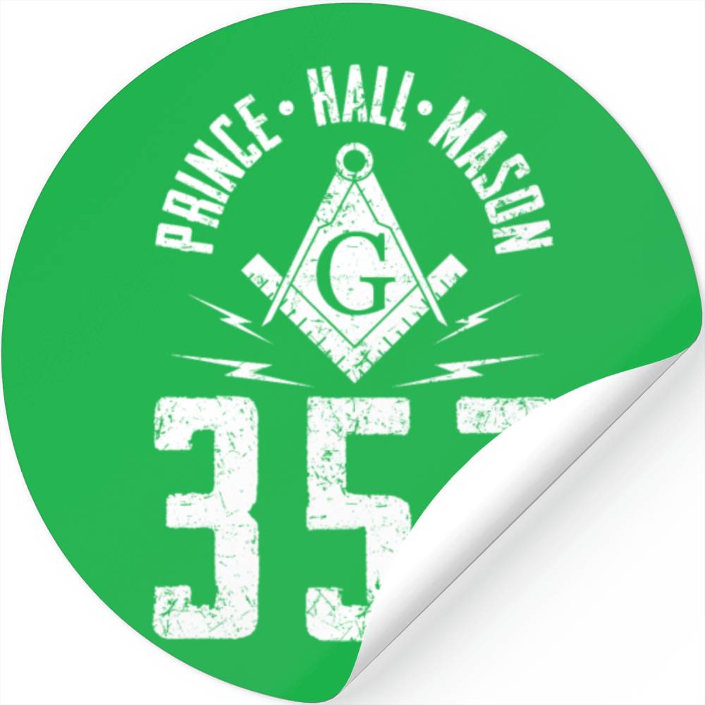Prince Hall Mason 357 Freemasonry Sign Mason Stickers