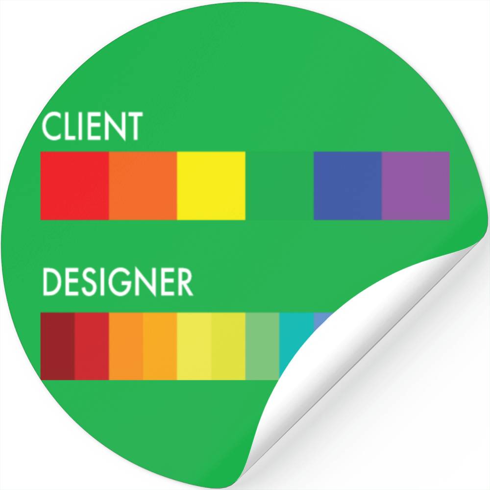 Designer Color Code Chart Graphic Client Stress