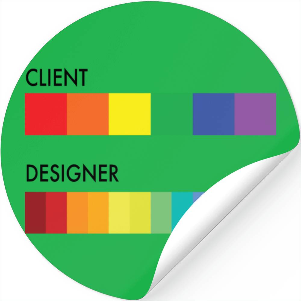 Designer Color Code Chart Graphic Client Stress