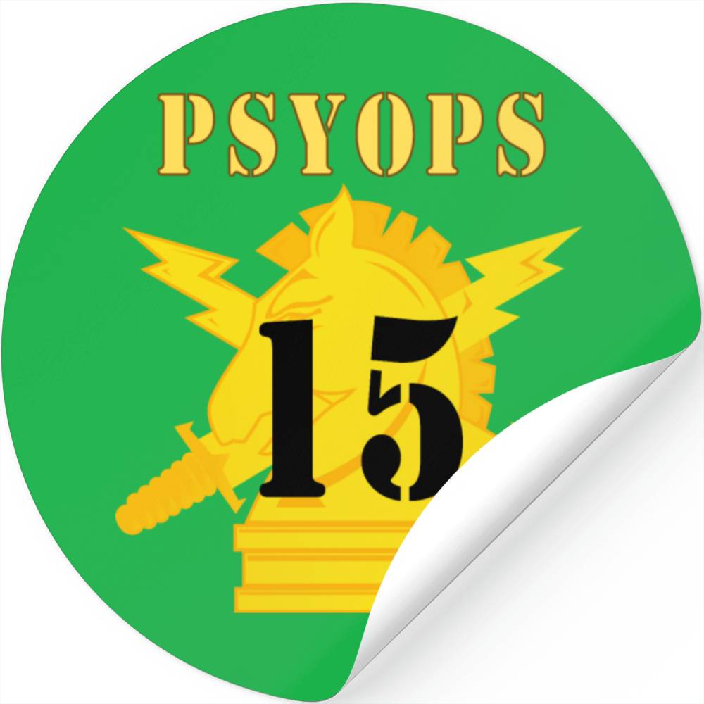 Army PSYOPS W Branch Insignia 15th Battalion Designed & Sold By Nhungpt