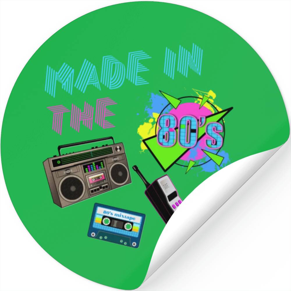 Made In The 80's Vintage Retro Boombox Cassette