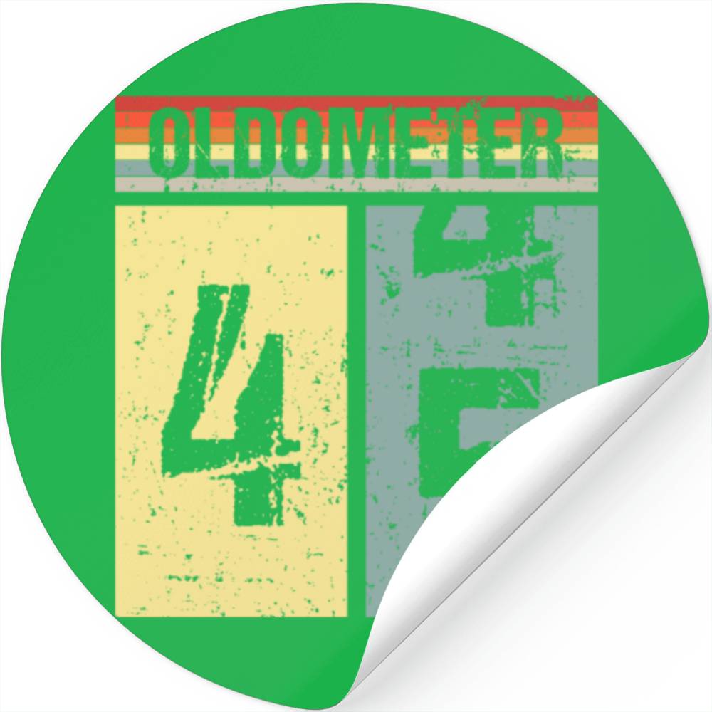 Oldometer 44 Turning 45 Year Old 45th 1976 Vintage