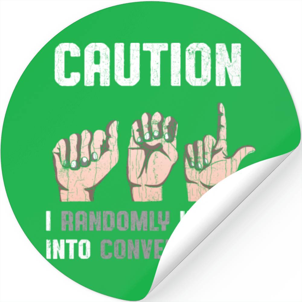 Sign Language Apparel Deaf Awareness ASL Funny Gif