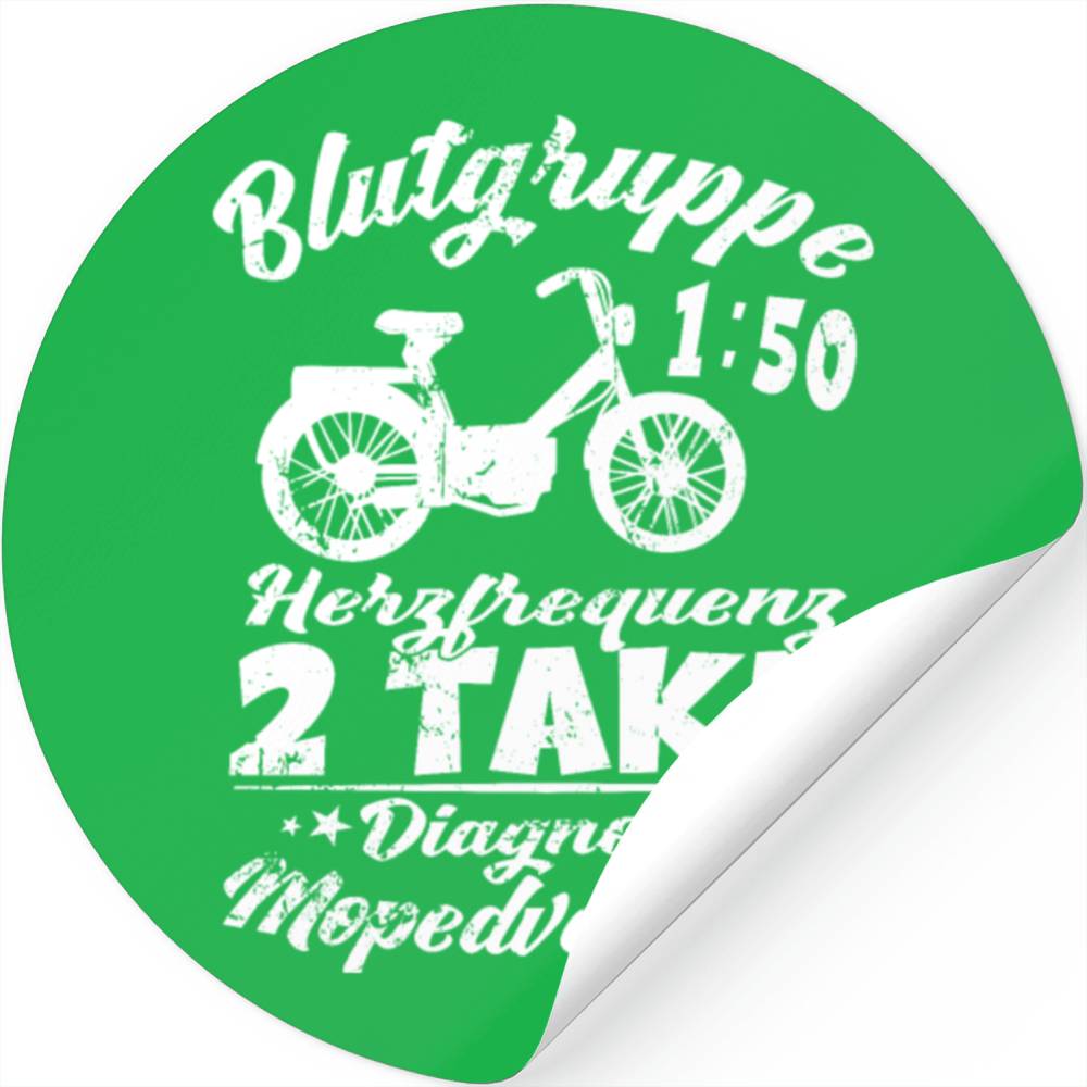 Blood Type 1:50 Moped Motorcycle Two-stroke Moped