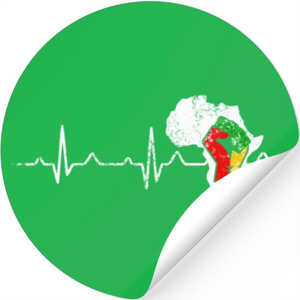 Juneteenth Heart Map Black African American Flag