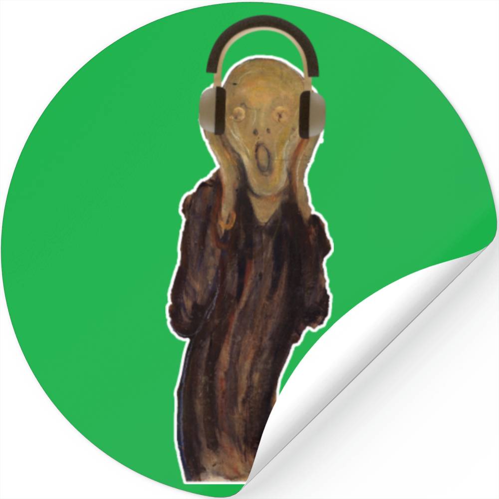 The Scream With Headphones | Fine Art Spoof