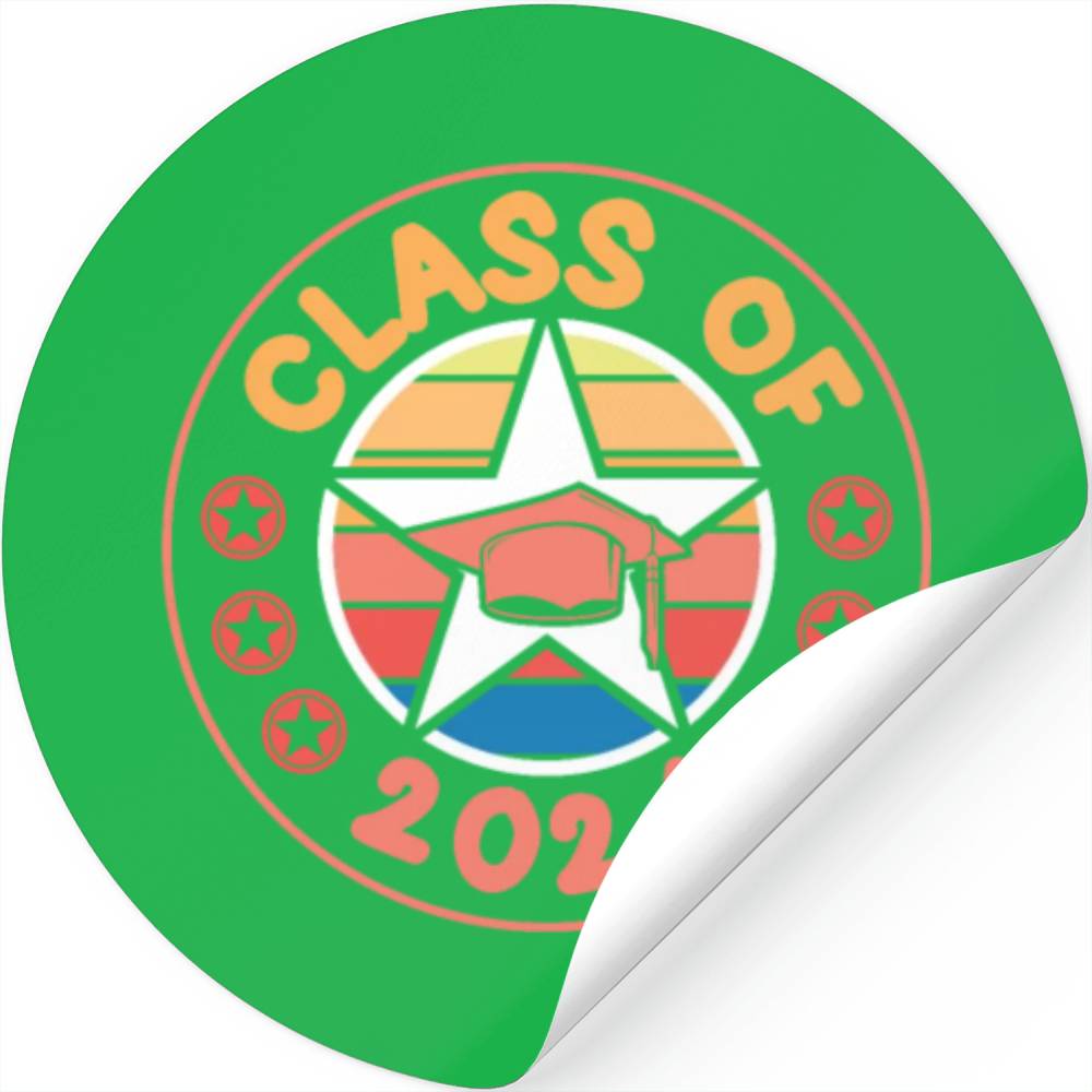 Retro Colorful Class Of 2024 School Graduation 202