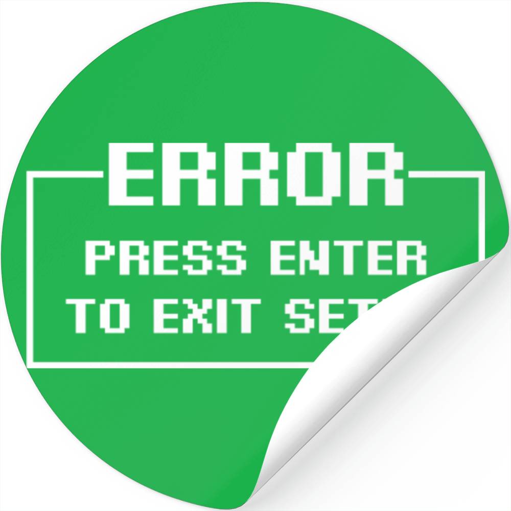90s ERROR PRESS ENTER TO EXIT SETUP | 95 SYSTEM