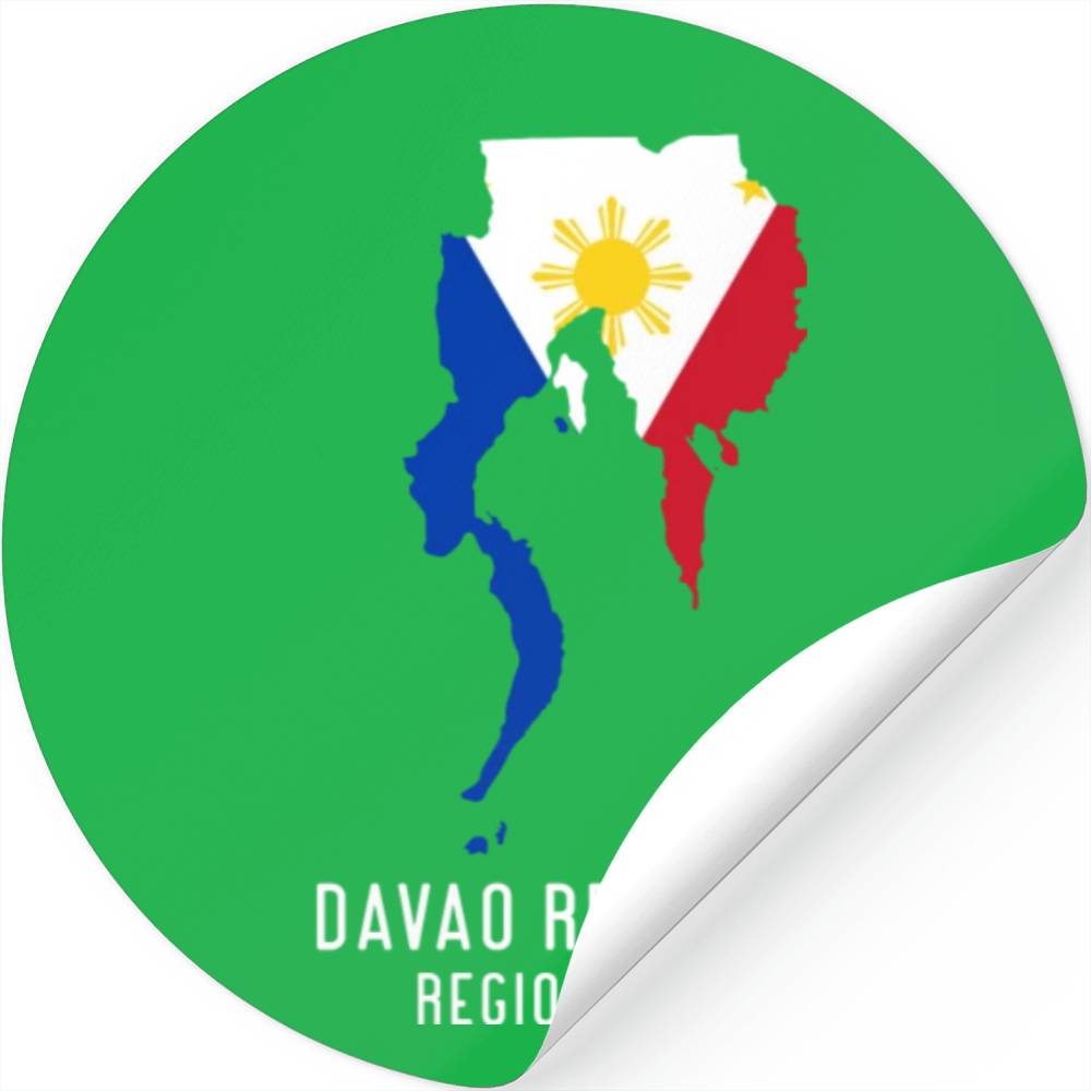 Davao Region Map Design For Proud Pinoys