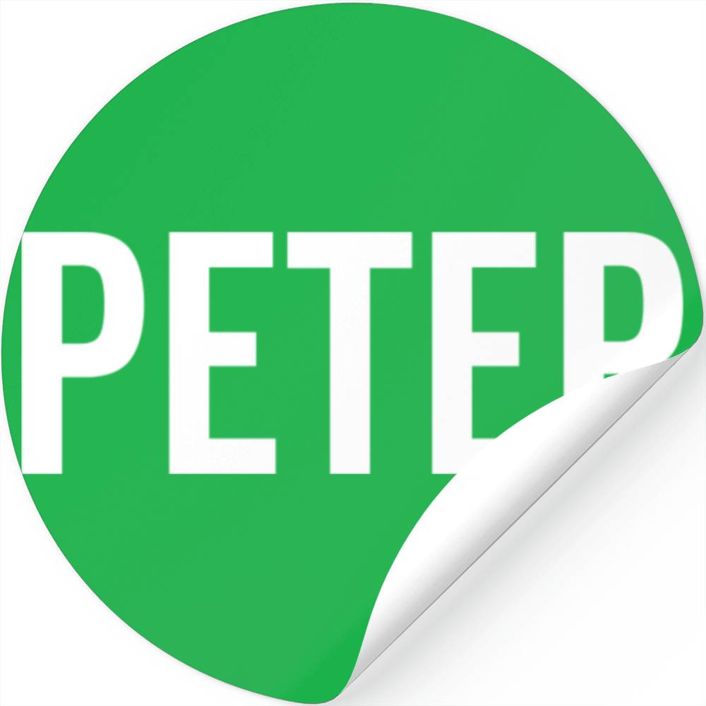 Peter Custom Name Font Text Birthday