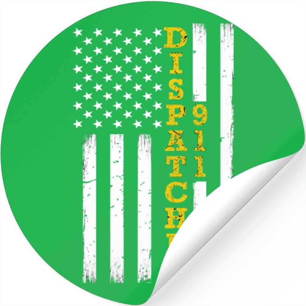 Public Safety Dispatcher Thin Gold Line Flag