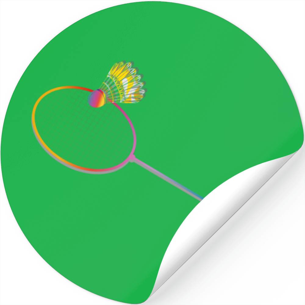 Badminton Shuttlecock With Badminton Racket