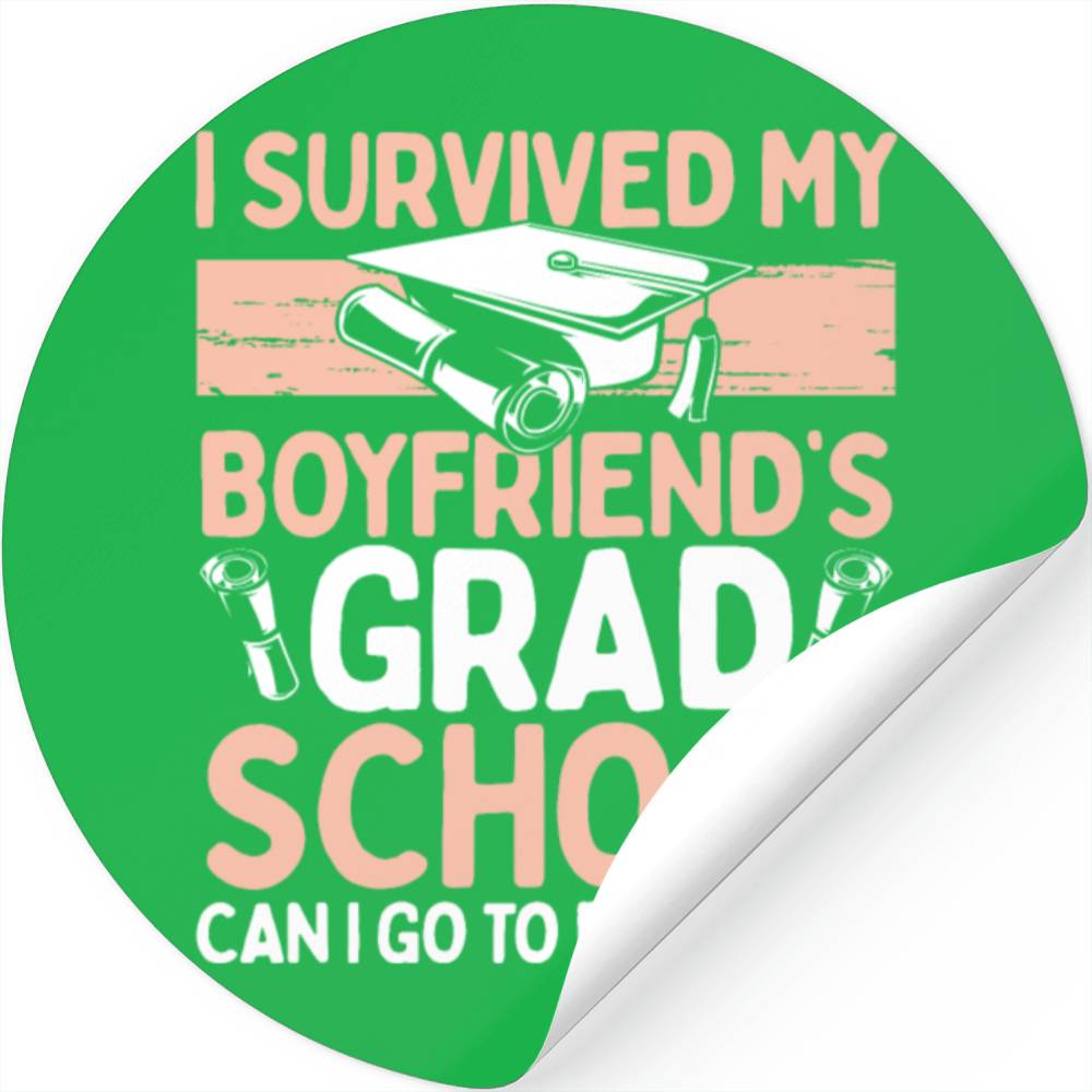 Graduation School Because Grad School Must Haves Stickers