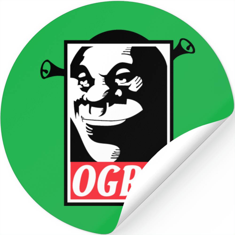 Ogre Shrek Cool Stickers For Shrek Lovers