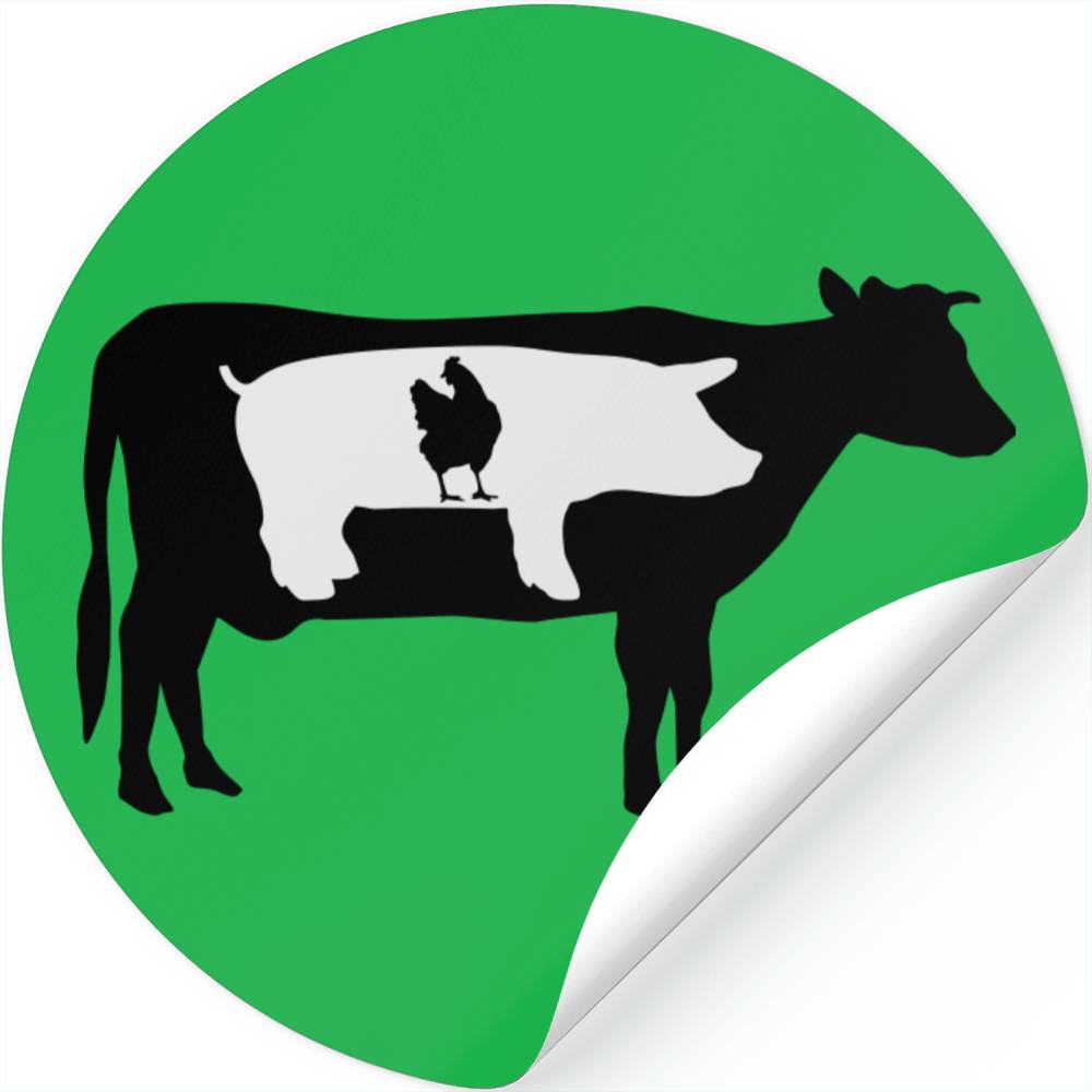 Farm Animals, Cow, Pig, Chicken