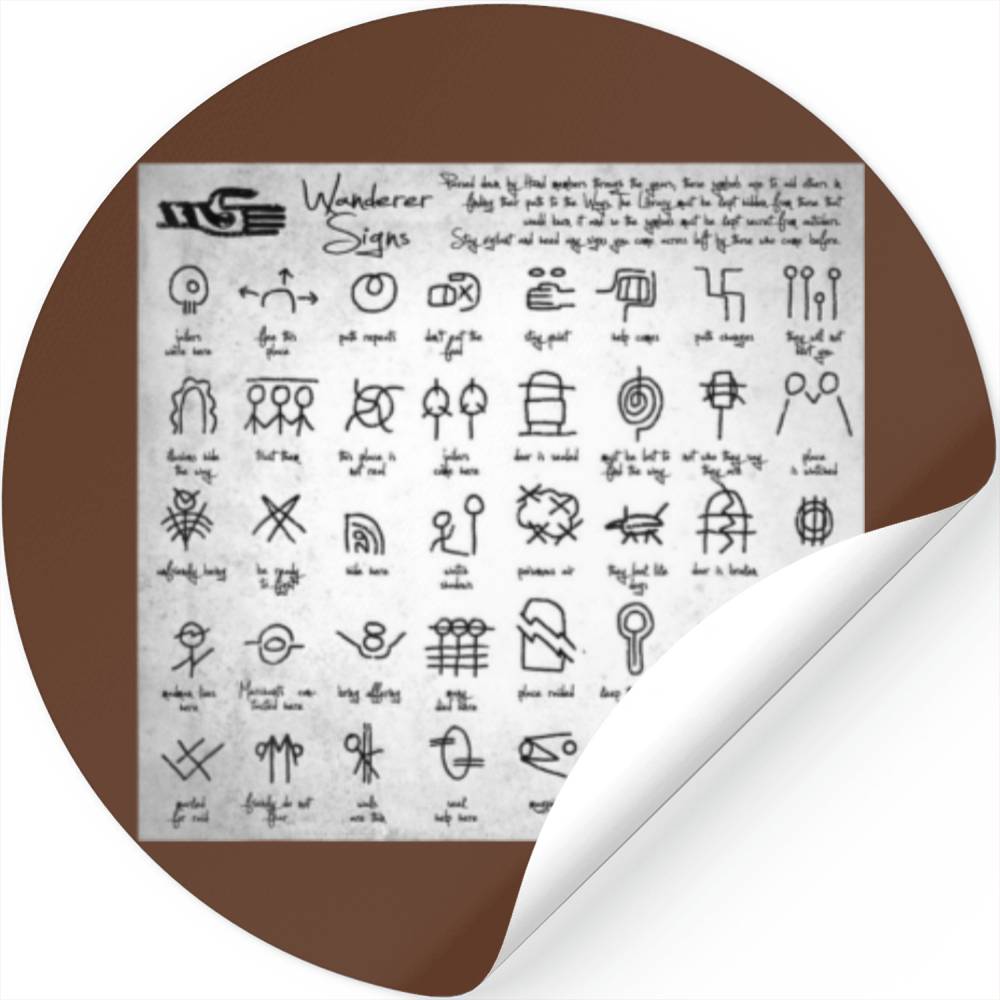 SCP Foundation Wanderers Symbols Field Signs Stickers