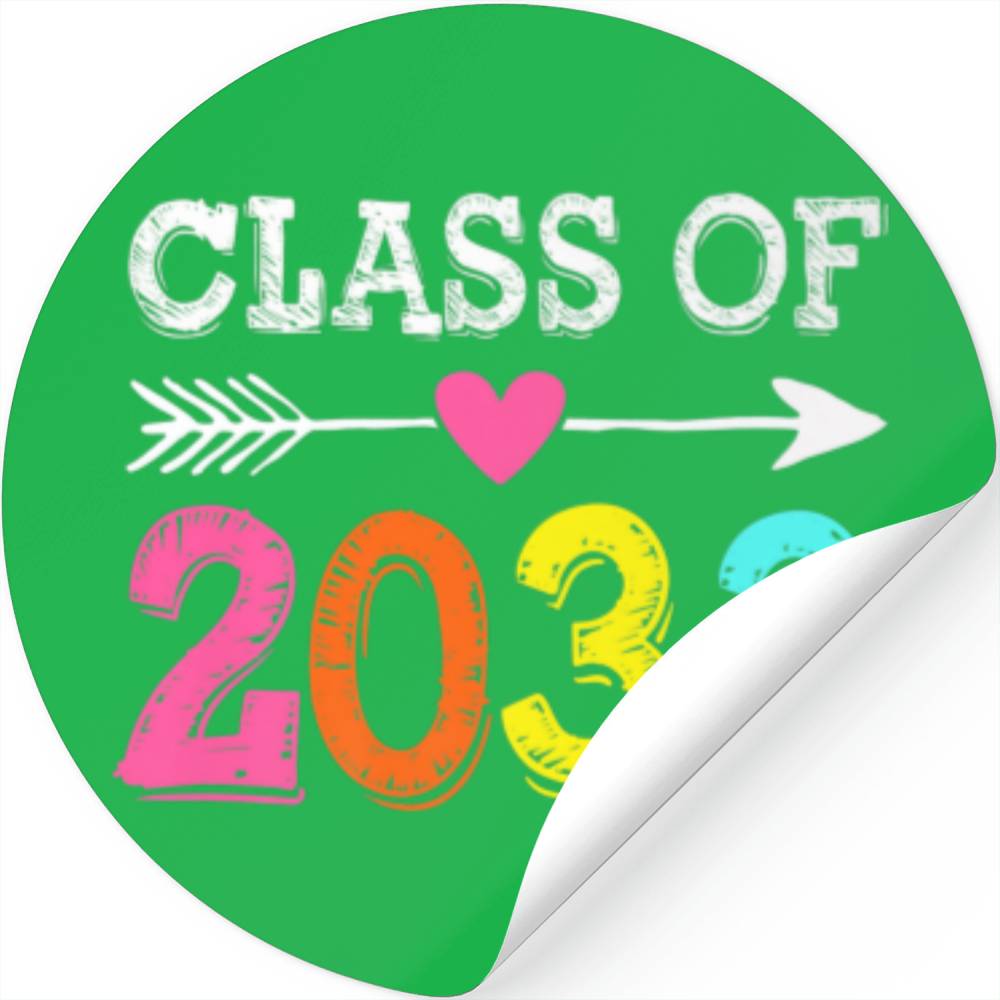Class Of 2033 Grow With Me Graduation First Day Of Stickers