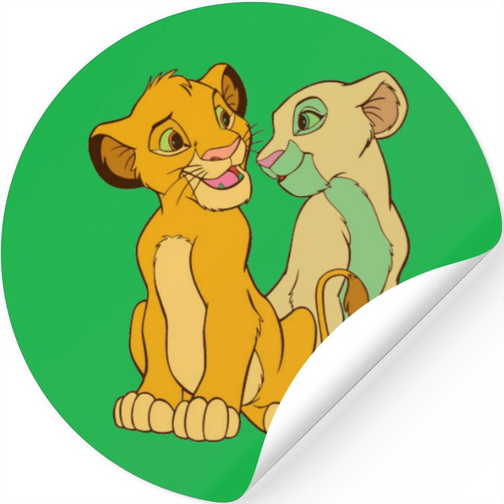 Simba And Nala Disney Stickers
