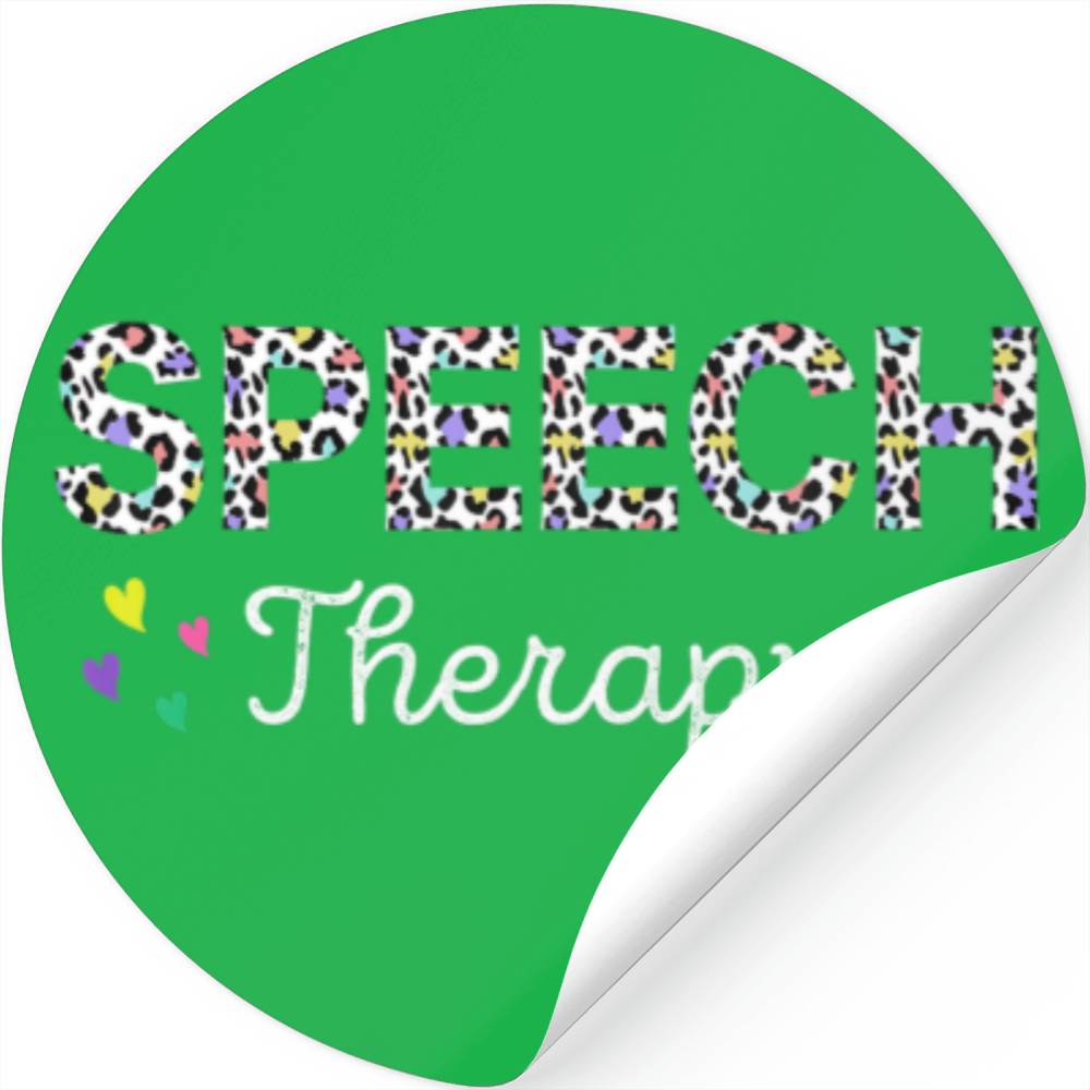 Speech Therapy Speech Language Pathologist Therapi Stickers