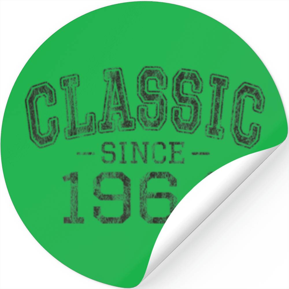 Classic Since 1964 Vintage Style Born In 1964 Birt Stickers