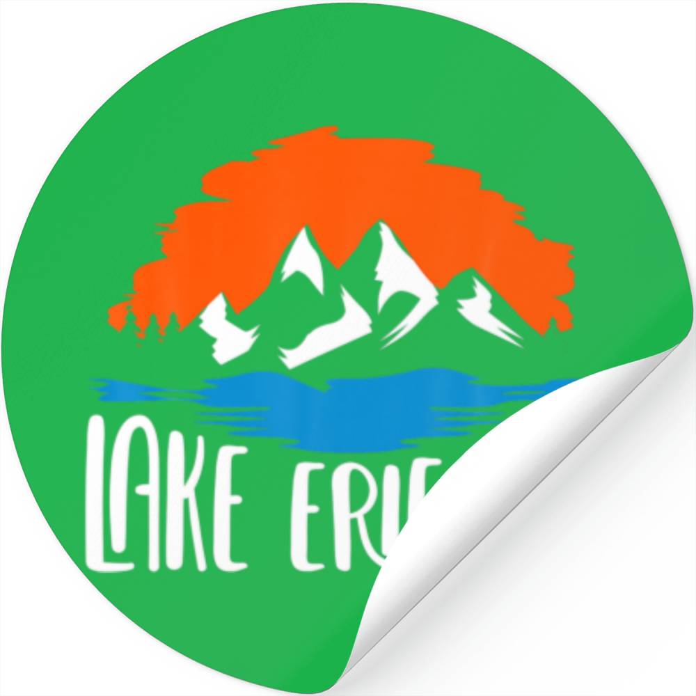 Lakes Camping Nature Outdoor - Lake Erie Life Stickers