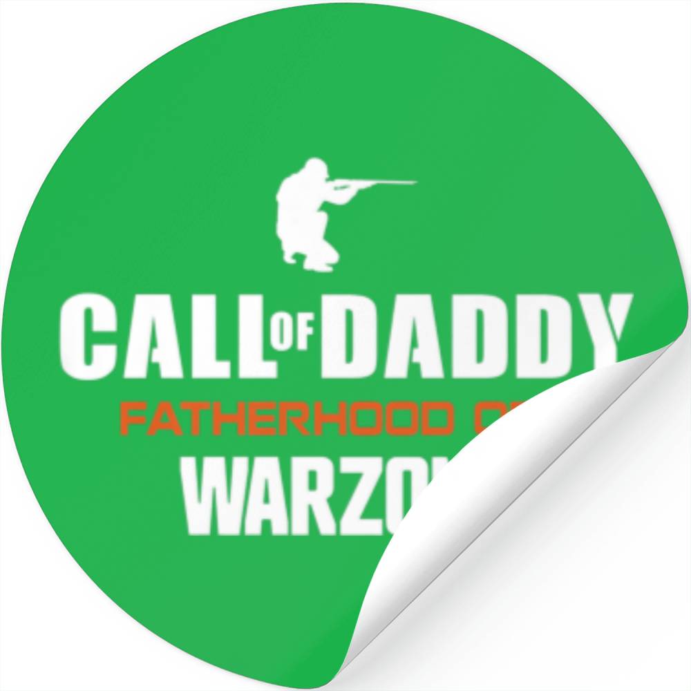 Call Of Daddy Fatherhood Ops War-Zone Army Father' Stickers