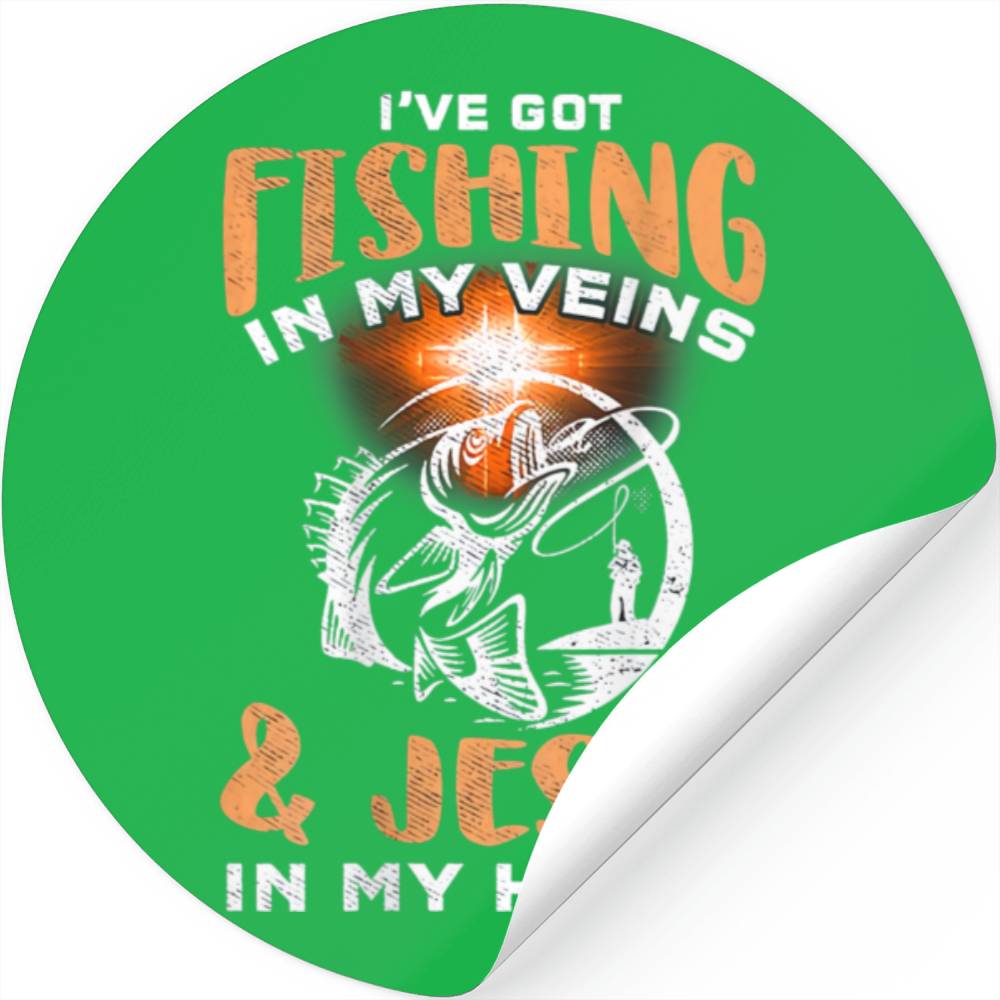 I've Got Fishing In My Veins & Jesus In My Stickers