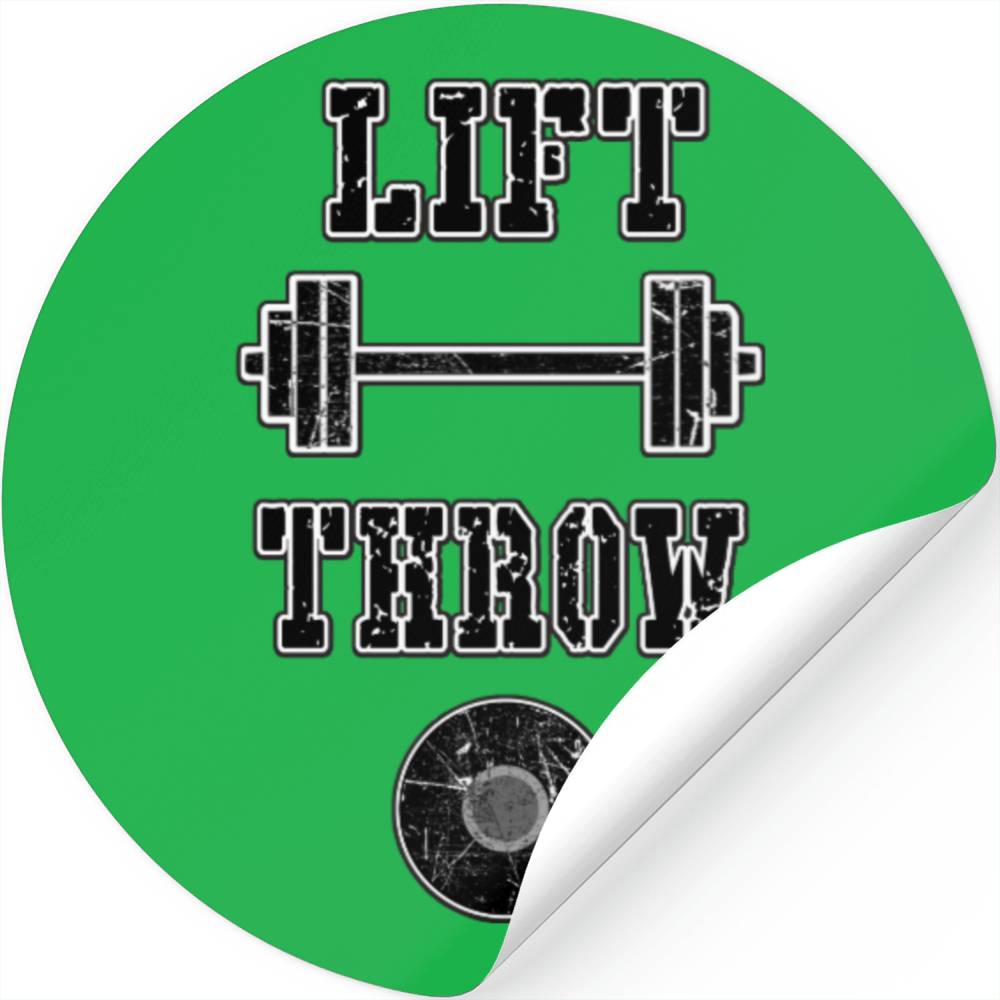 Track And Field Discus Thrower Stickers