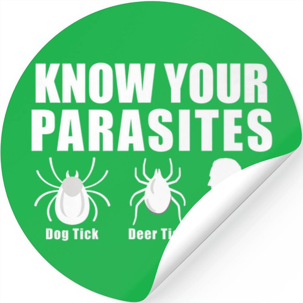 Know Your Parasites Anti Joe Biden Luna Tick 2021 Stickers