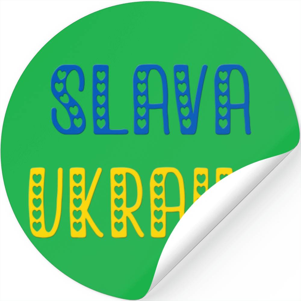 Slava Ukraini (Glory To Ukraine) Stickers