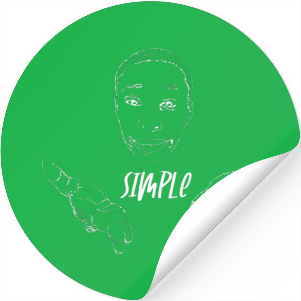 Keep It Simple Take The Khaby Lame Way Stickers