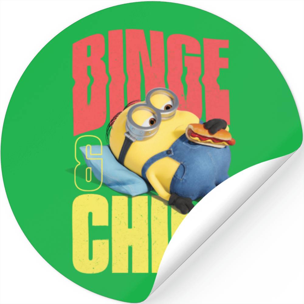 Minions: The Rise Of Gru | Dave "Binge & Chill" Stickers