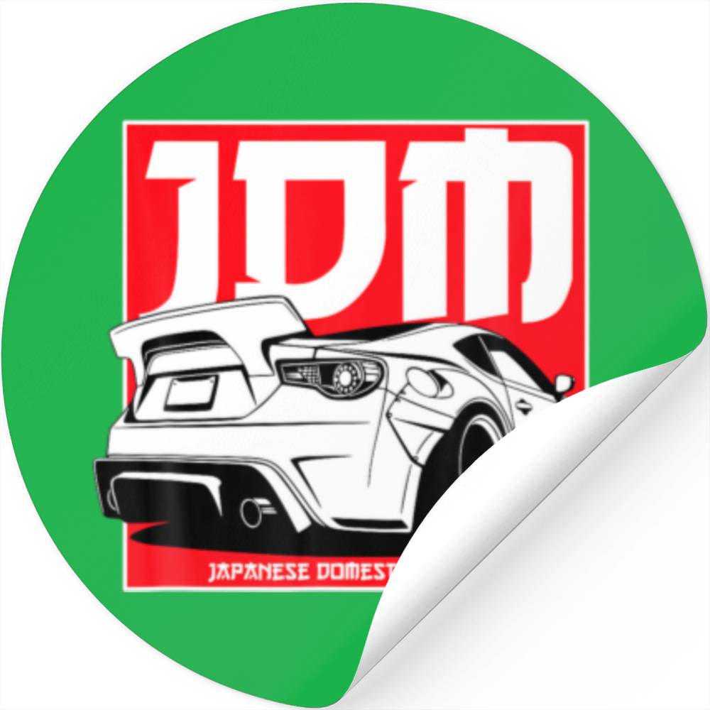 JDM Badge Japanese Drift Car Tuning Automotive Gif Stickers