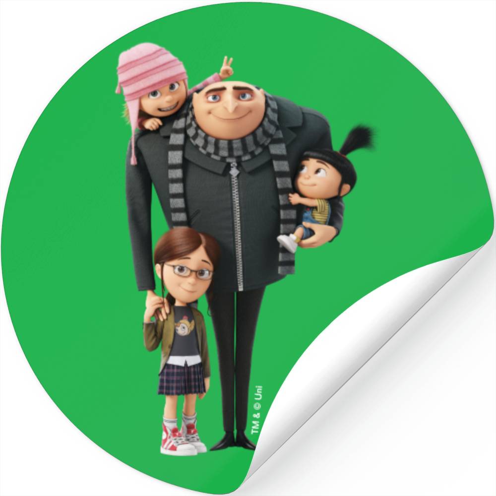 Despicable Me | Gru, Agnes, Margo & Edith Stickers