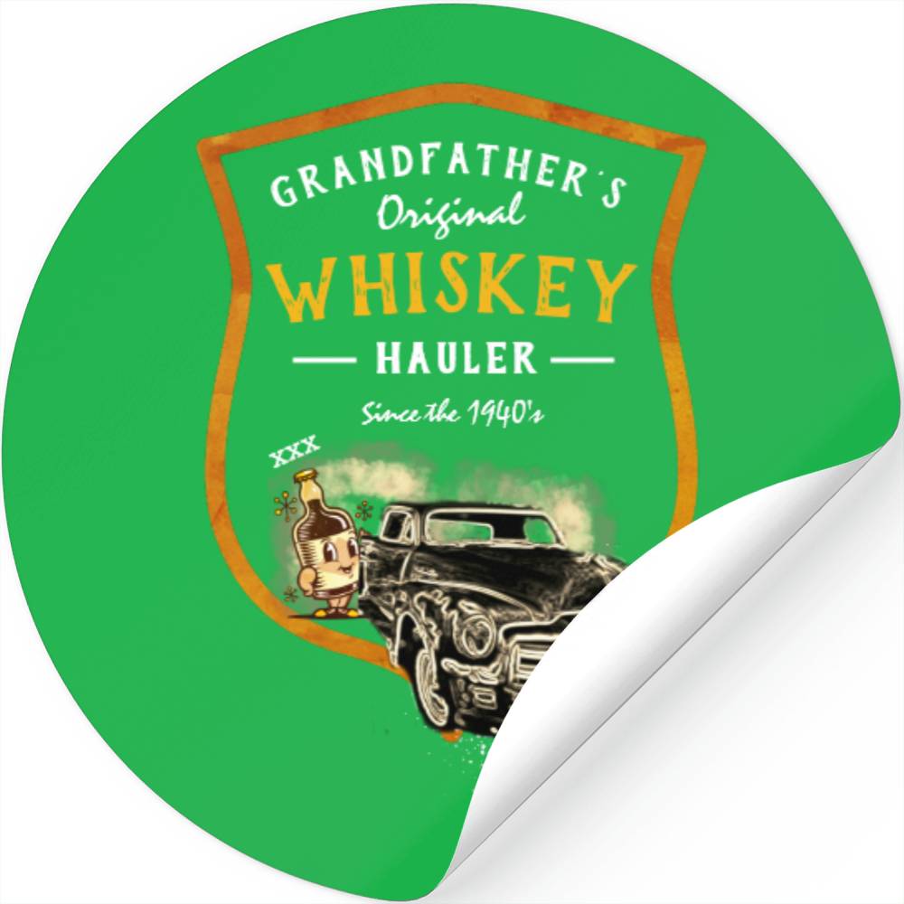 Whiskey Hauler Truck Smoke Any Name Original Stickers