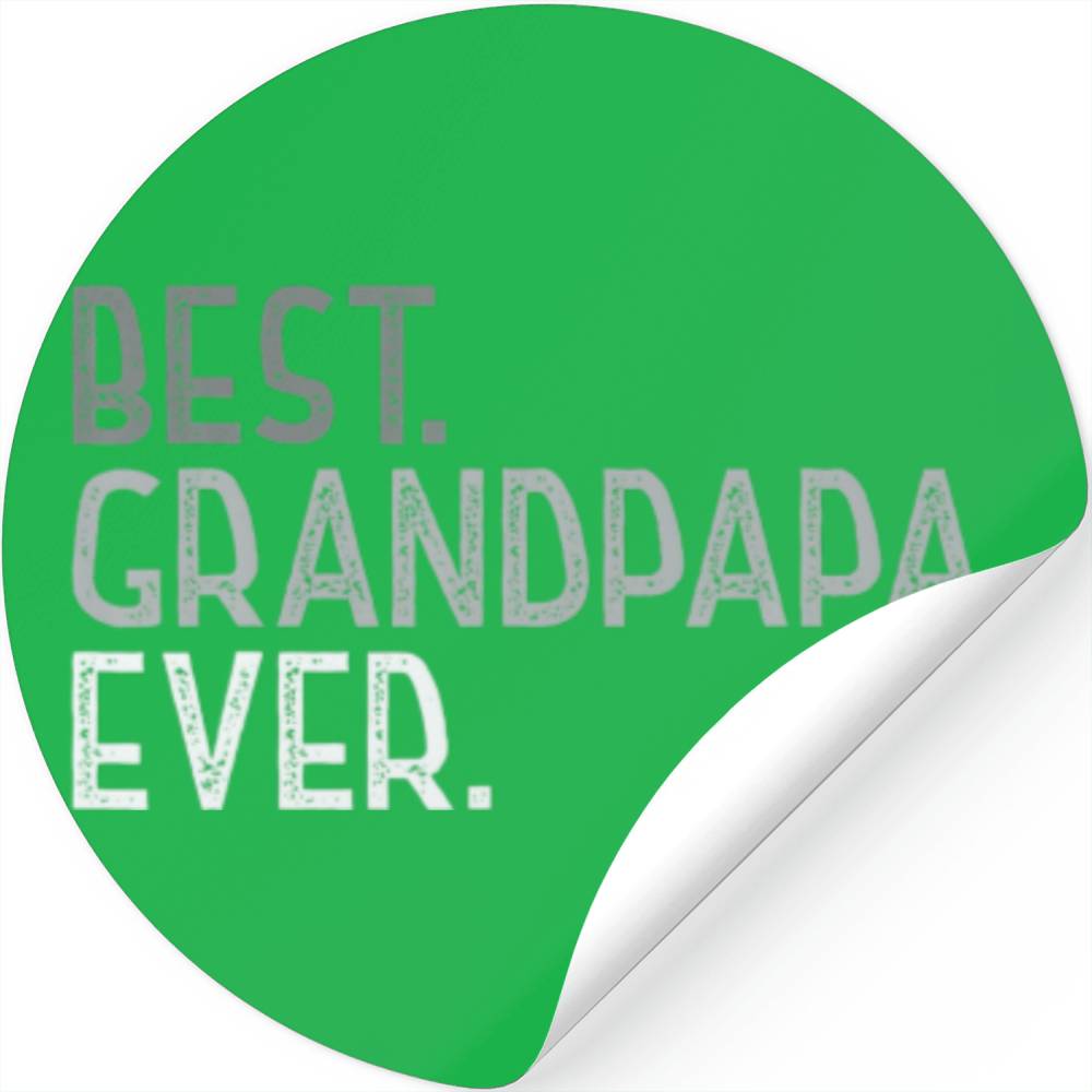 Mens Grandpapa Ts Grandpa Father's Day Best Grandp Stickers