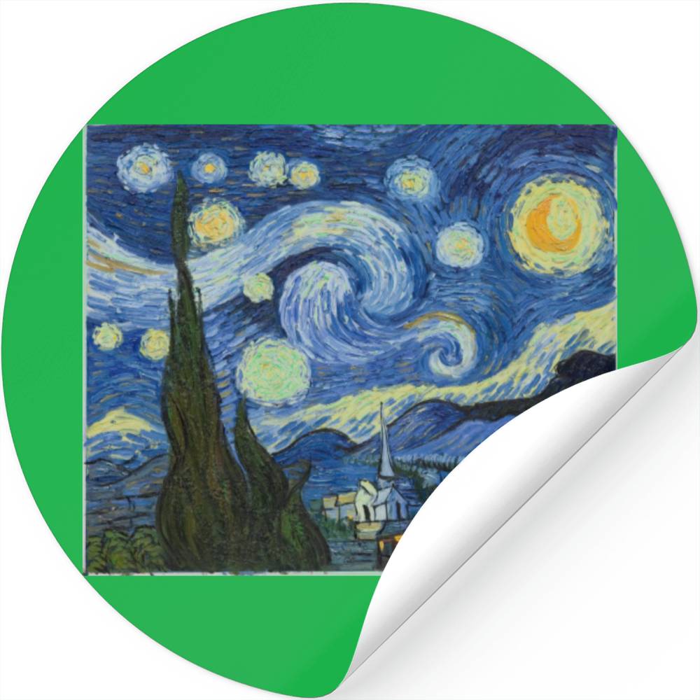 Vincent Van Gogh's Starry Night Stickers