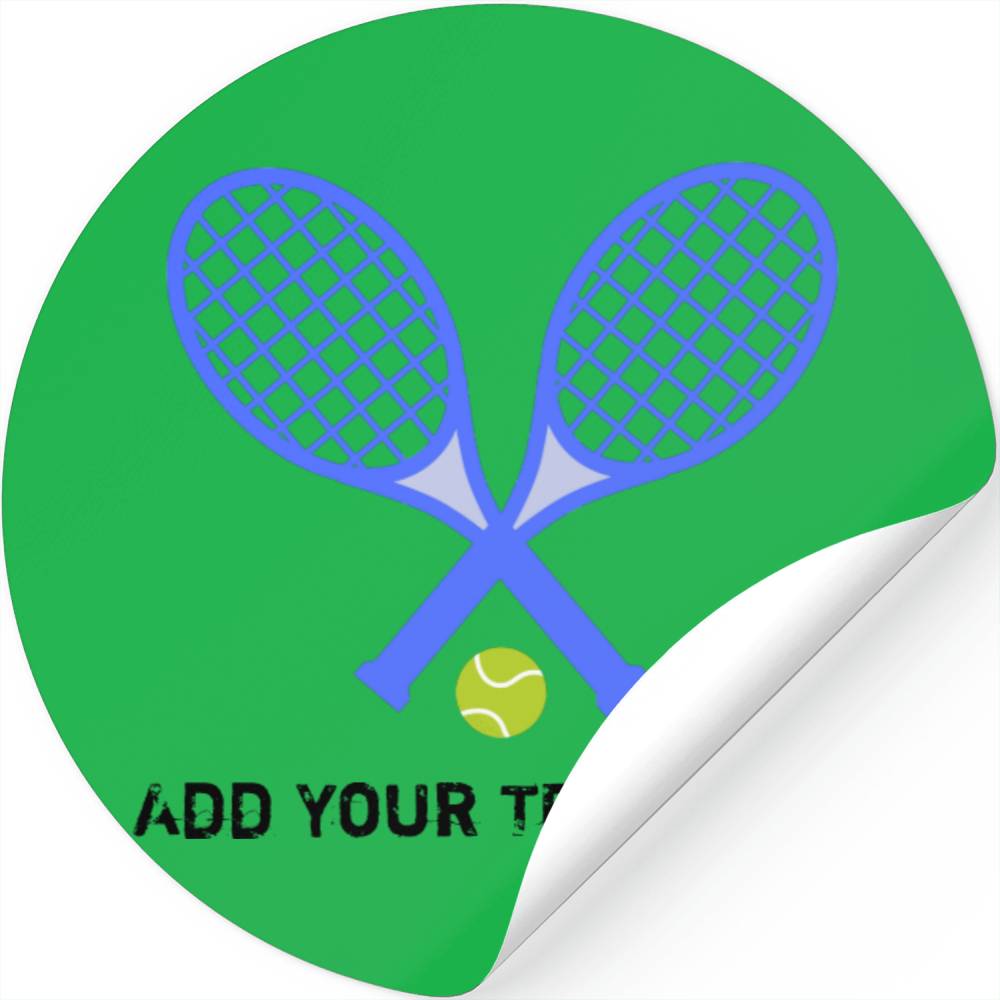 Create Your Own Tennis Player Stickers