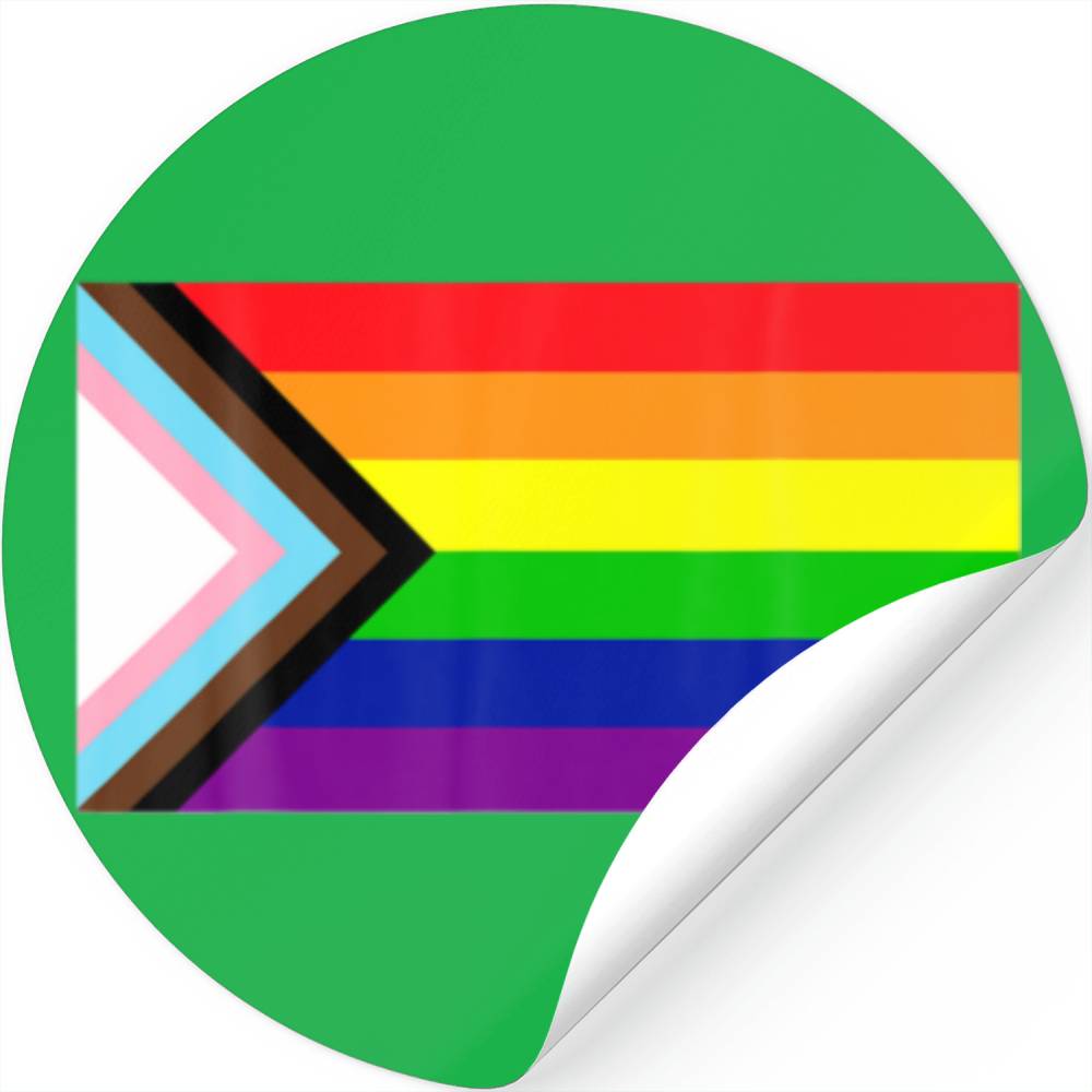 LGBTQ Trans Ally Flag Heart - LGBTQIA Trans Ally Stickers