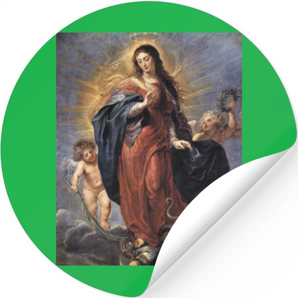 Immaculate Conception - Peter Paul Rubens Stickers