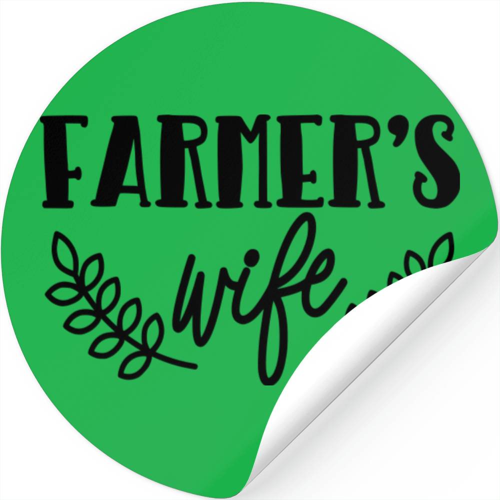 Funny Farm Cute Farmer's Wife Farmer Farming Stickers