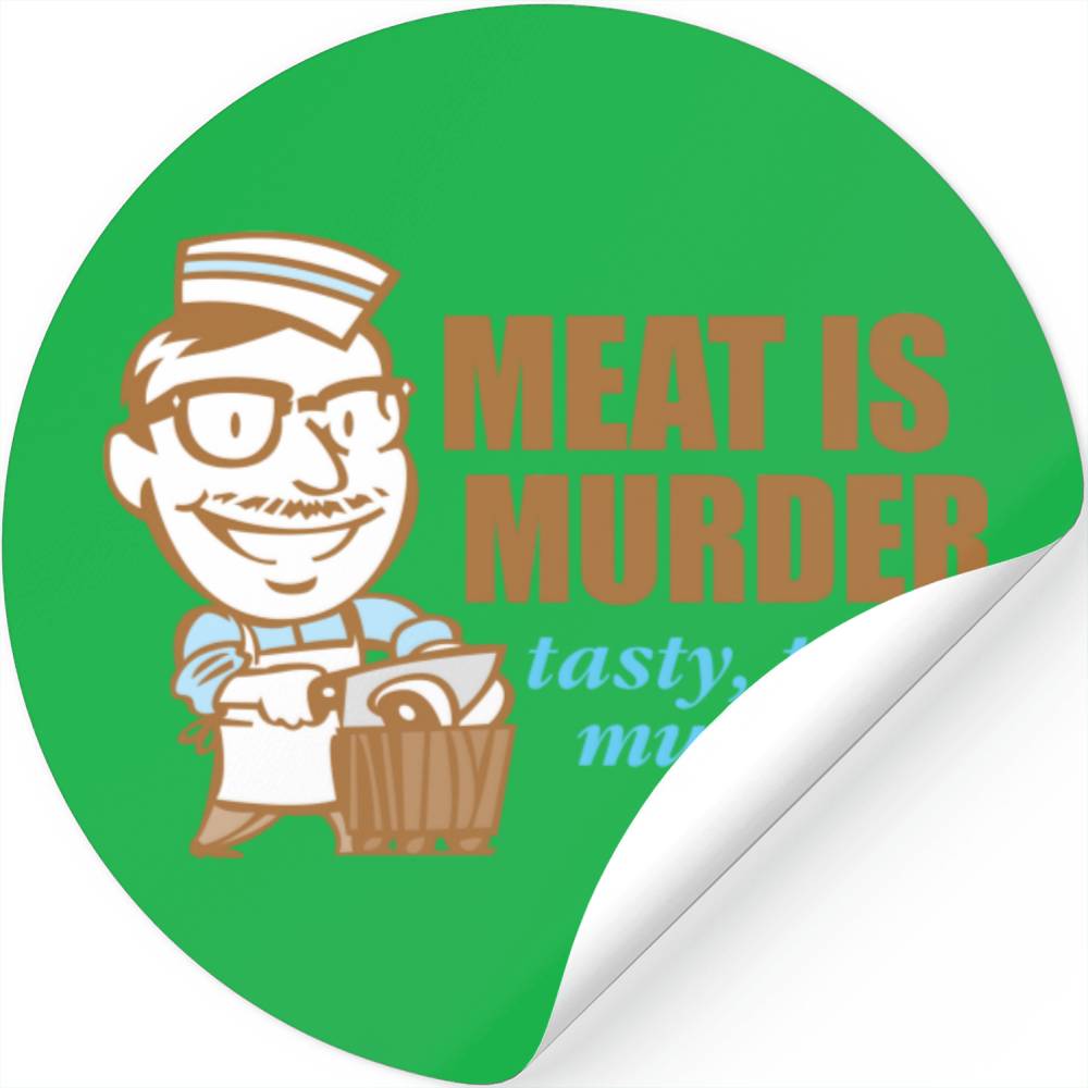 Meat Is Murder Stickers