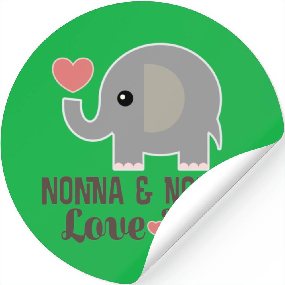 Nonna And Nonno Love Me Grandchild Stickers