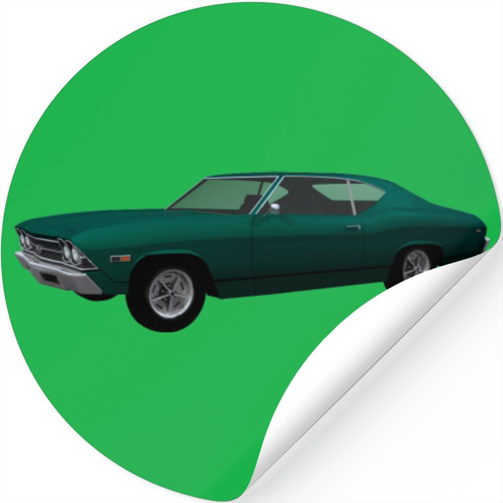 1969 Chevelle SS: Green Finish Stickers