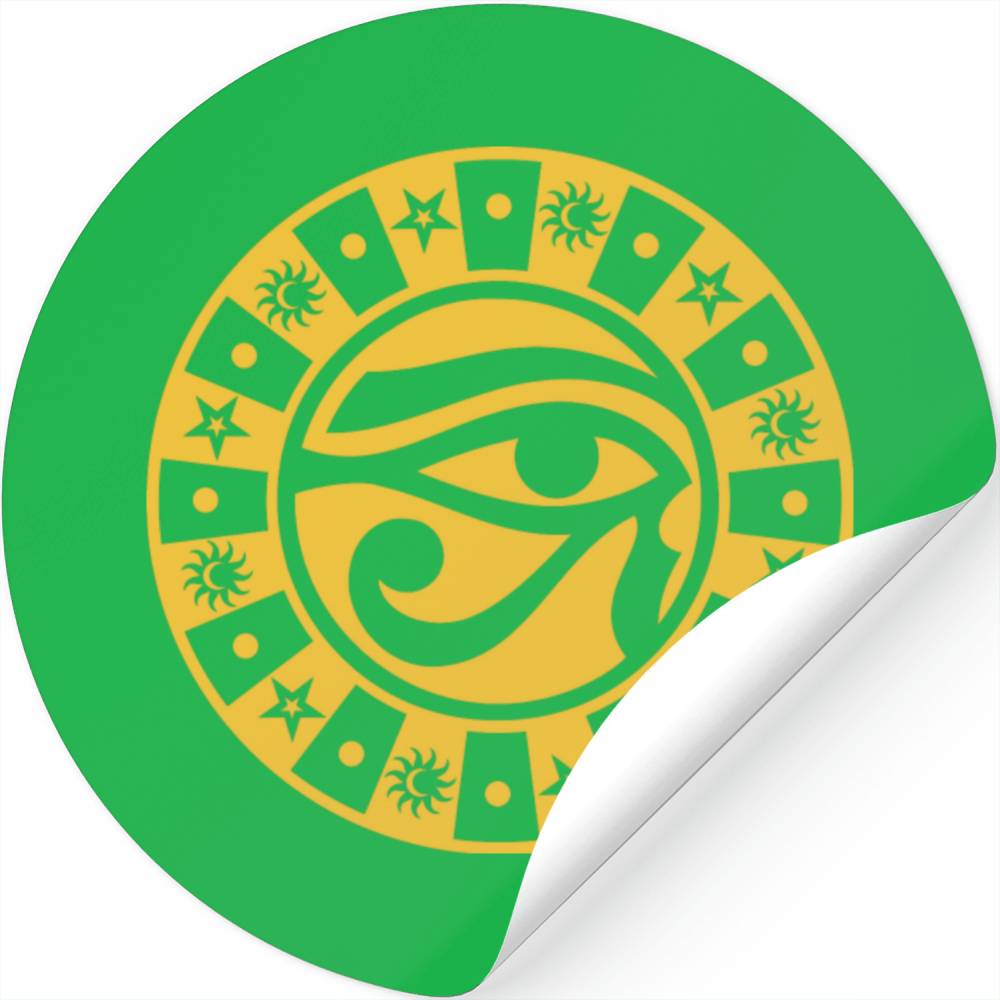 Pagan Ancient Egyptian Eye Of Horus Occult Symbol Stickers