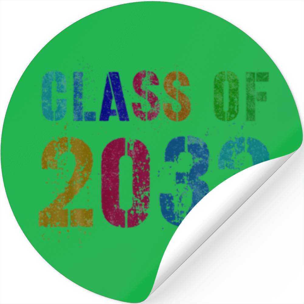 Vintage Future CLASS Of 2032 Graduation Goodbye 2N Stickers