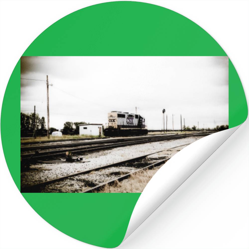 CSX Railroad Dieesel Yard Engine Toledo, OH Stickers