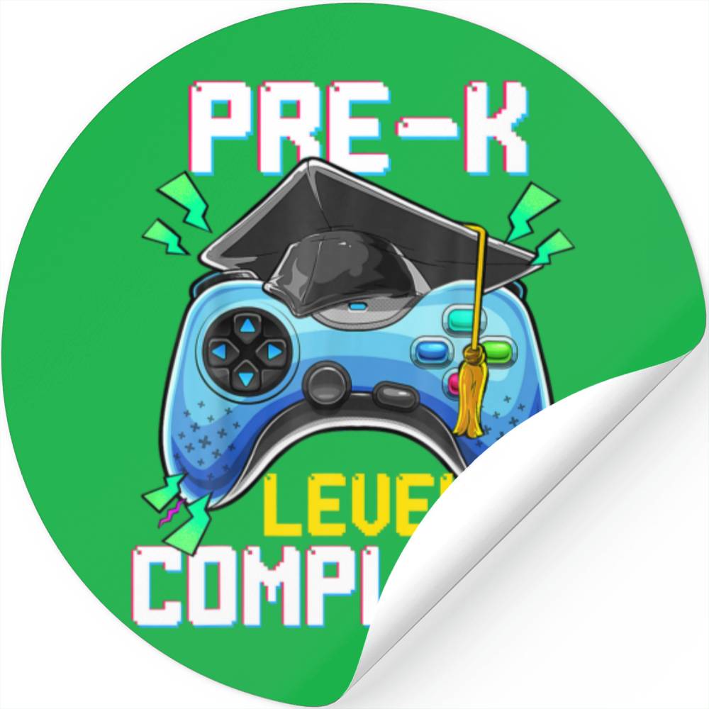 Pre K Level Complete Gamer Class Of 2022 Graduatio Stickers