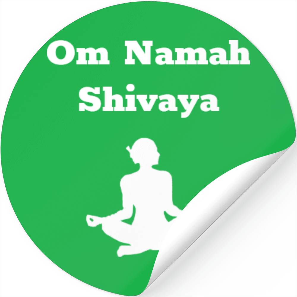 Hindu Shiva Meditation Mantra Stickers